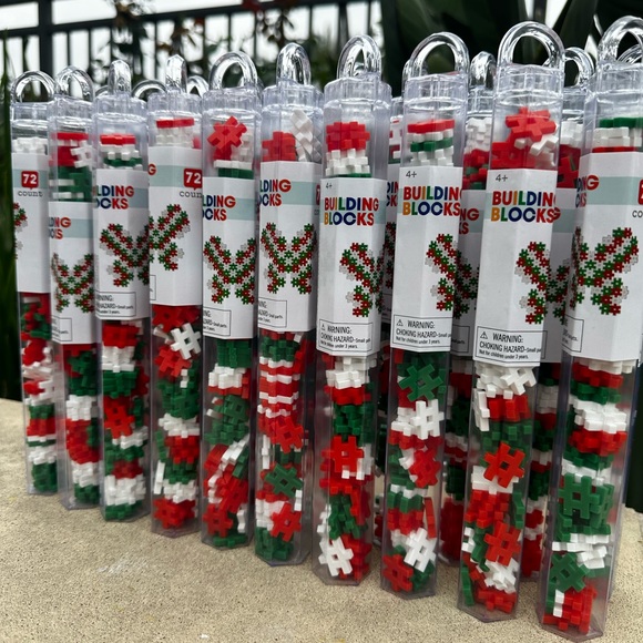 Target | Toys | 2 X Target Building Blocks Christmas Colors Puzzle ...